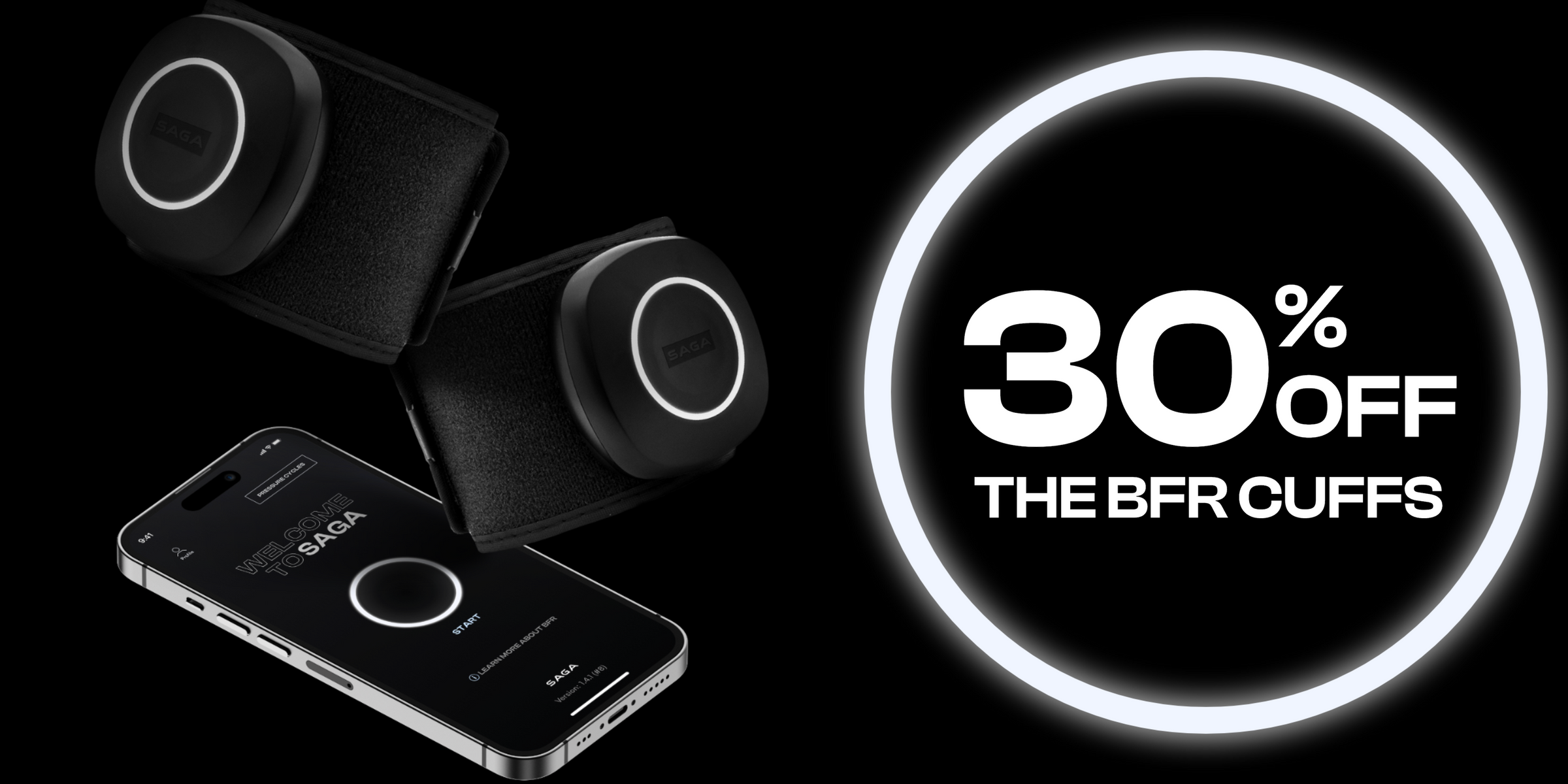 World-Leading Blood Flow Restriction Bands | SAGA Fitness BFR Bands ...